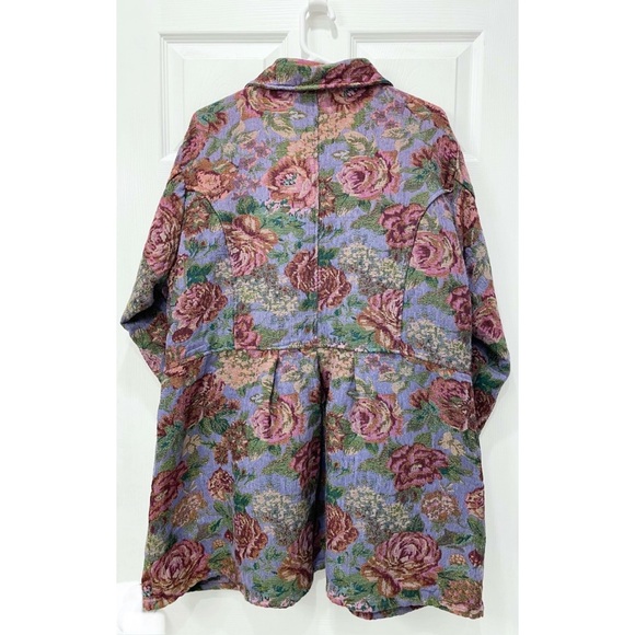 Eucalyptus | Jackets & Coats | Vintage Handcrafted Floral Tapestry ...
